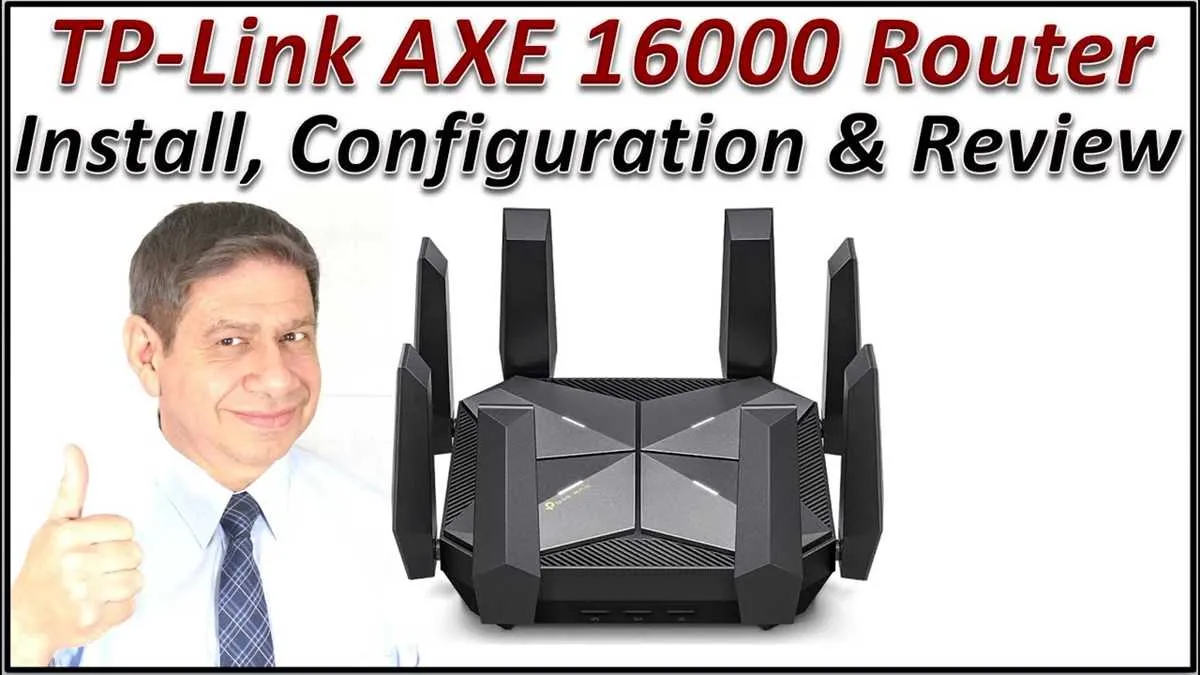 TP-Link Archer AX16000 Wi-Fi 6E Router Specs and Size