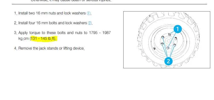 Wheel Bolt Torque Specifications for Different Vehicles