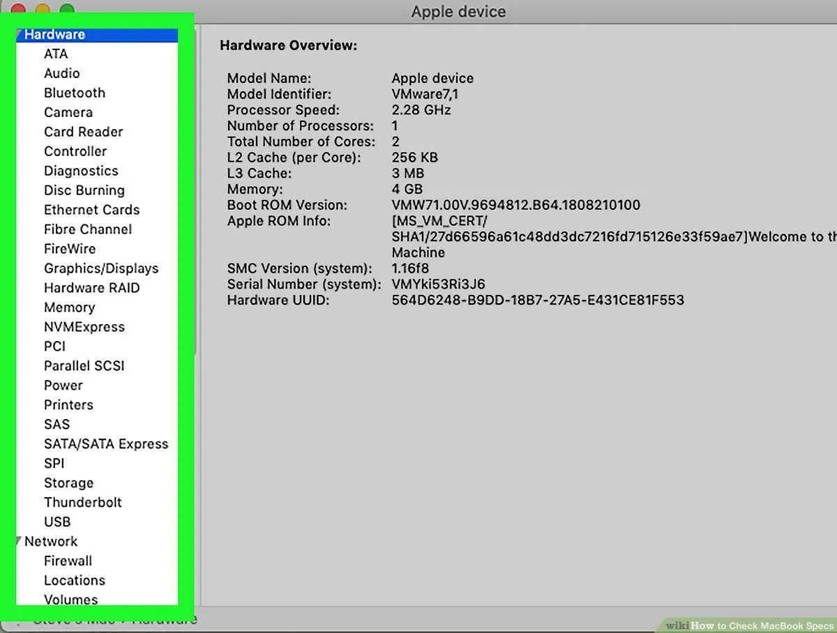 Check MacBook Specifications Using Serial Number