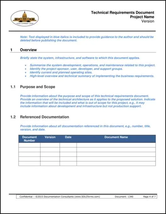 Technical Spec Template for Clear and Structured Documentation