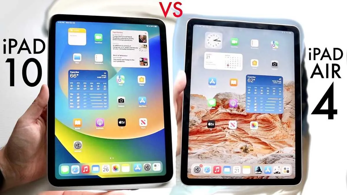 IPad 10th Generation vs iPad Air 4th Generation Specs Comparison